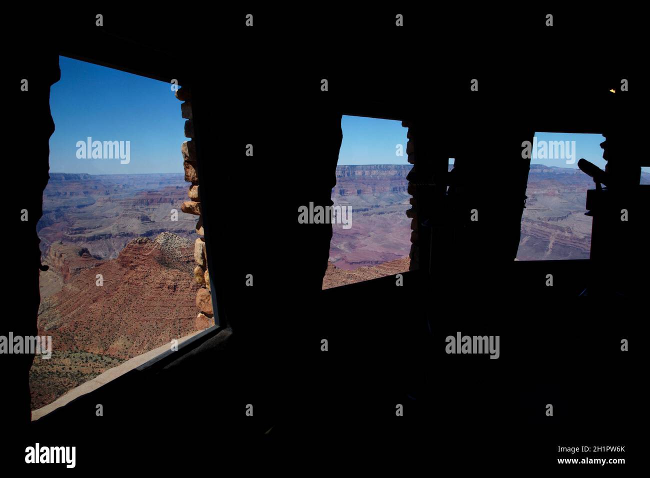 Grand Canyon seen from Watchtower (1932), Desert View, East Rim Drive ...