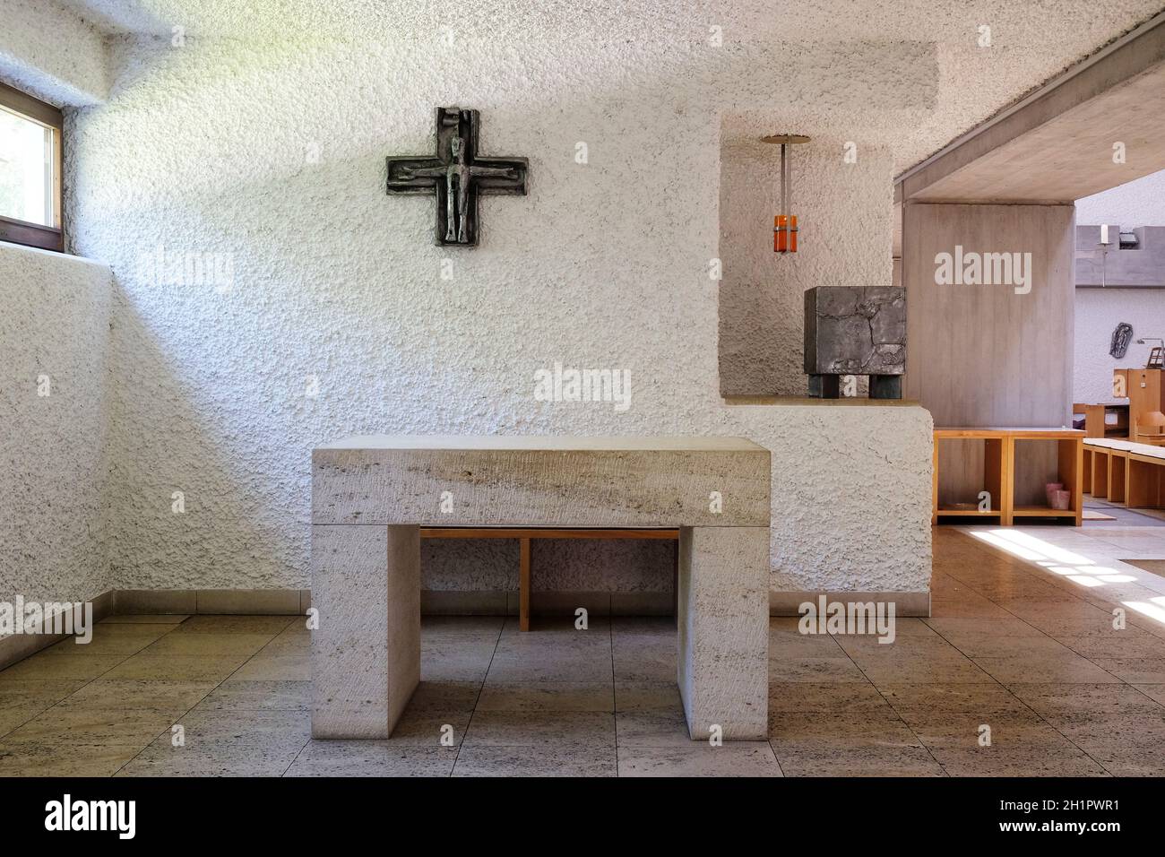 Altar in the Erscheinung des Herrn church in Munchen Blumenau, Germany ...