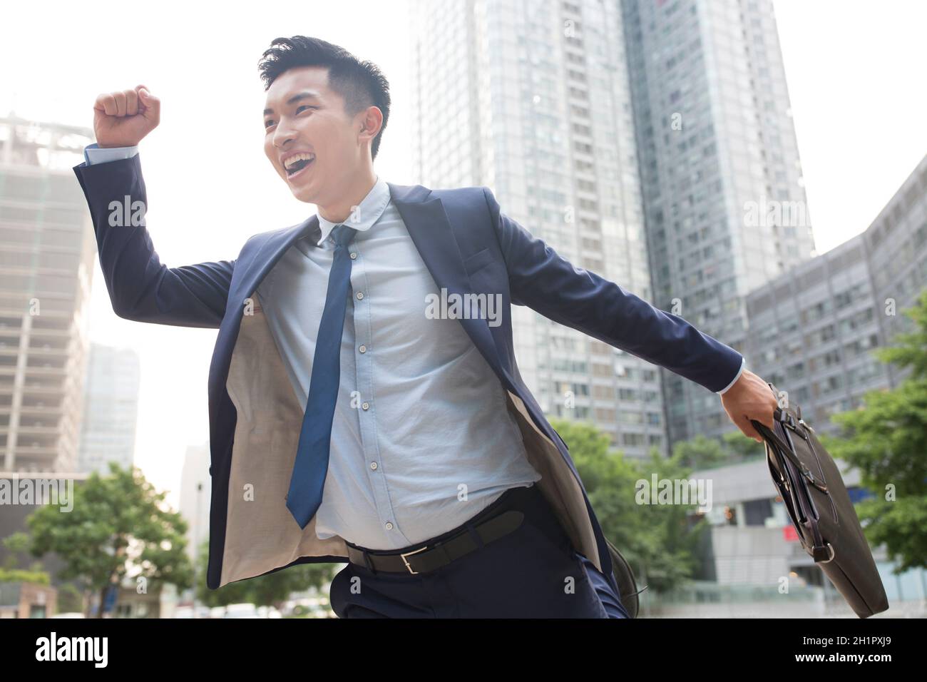 Businessman running away hi-res stock photography and images - Alamy