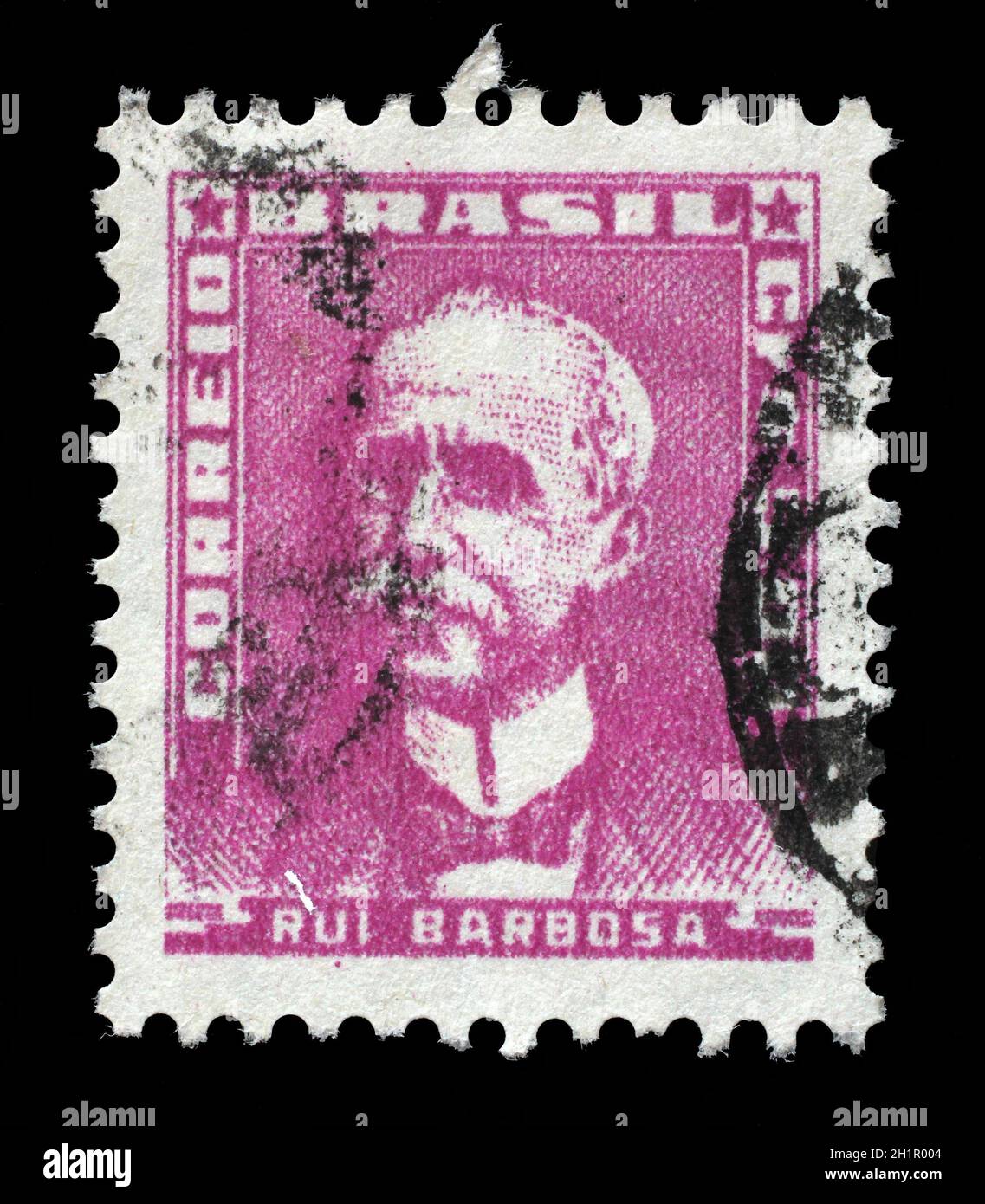 Old postage stamp brazil hi-res stock photography and images - Alamy