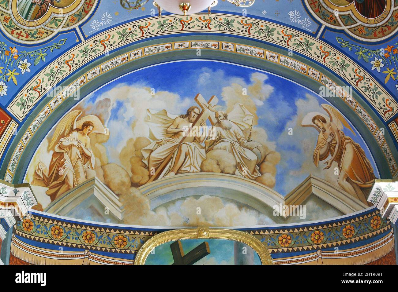 Holy trinity fresco hi-res stock photography and images - Alamy