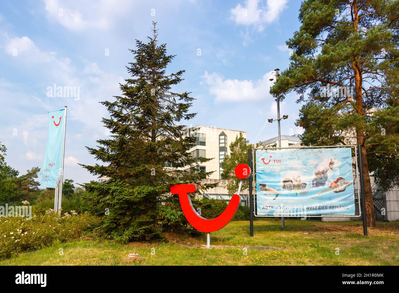 Hanover, Germany - August 9, 2020: TUI headquarters headquarter Hanover ...