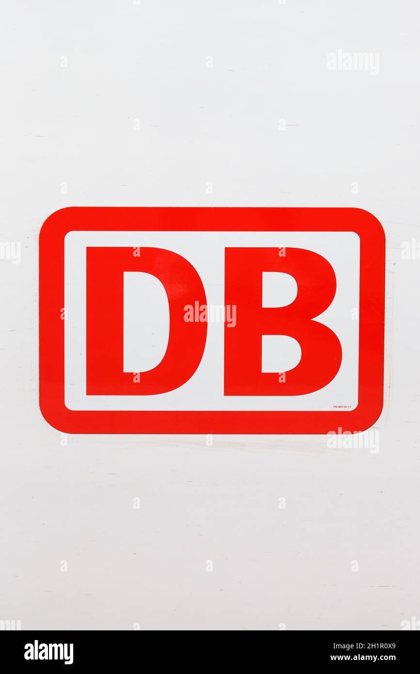 Stuttgart, Germany - April 22, 2020: DB Deutsche Bahn Logo German rail ...