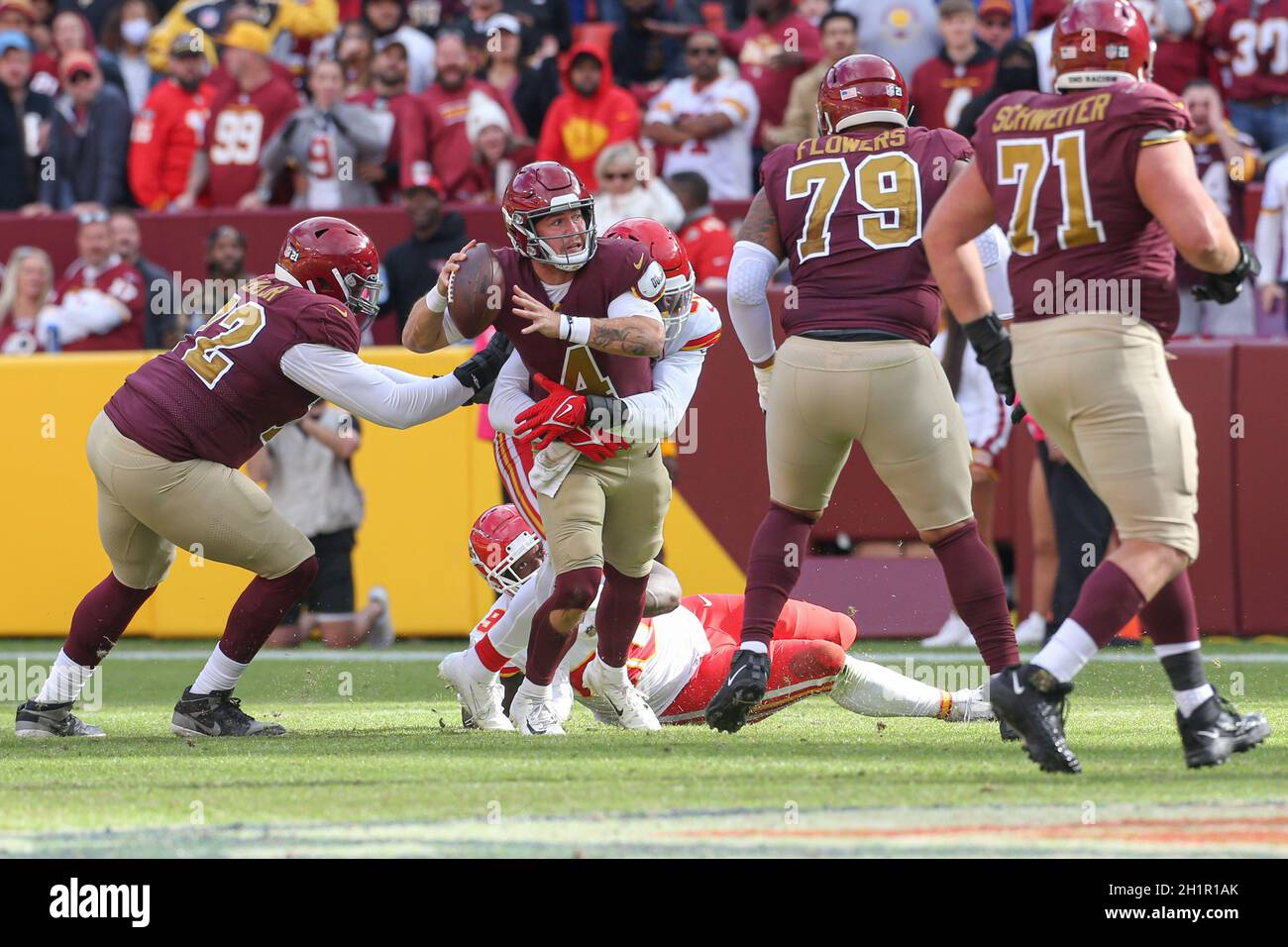 Landover, United States. 17th Oct, 2021. Sunday, October 17, 2021 ...
