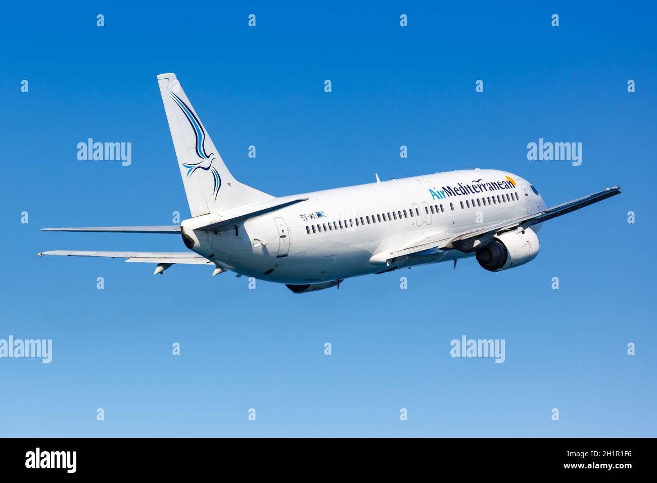 Heraklion, Greece - September 15, 2018: Air Mediterranean Boeing 737 ...