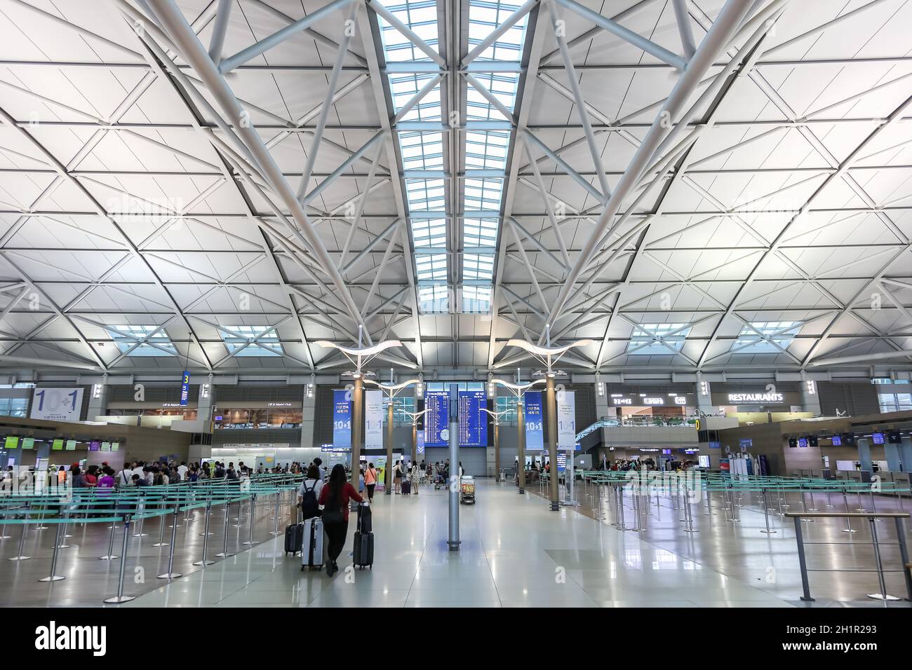 Incheon, South Korea - May 24, 2016: Terminal 1 of Seoul Incheon ...
