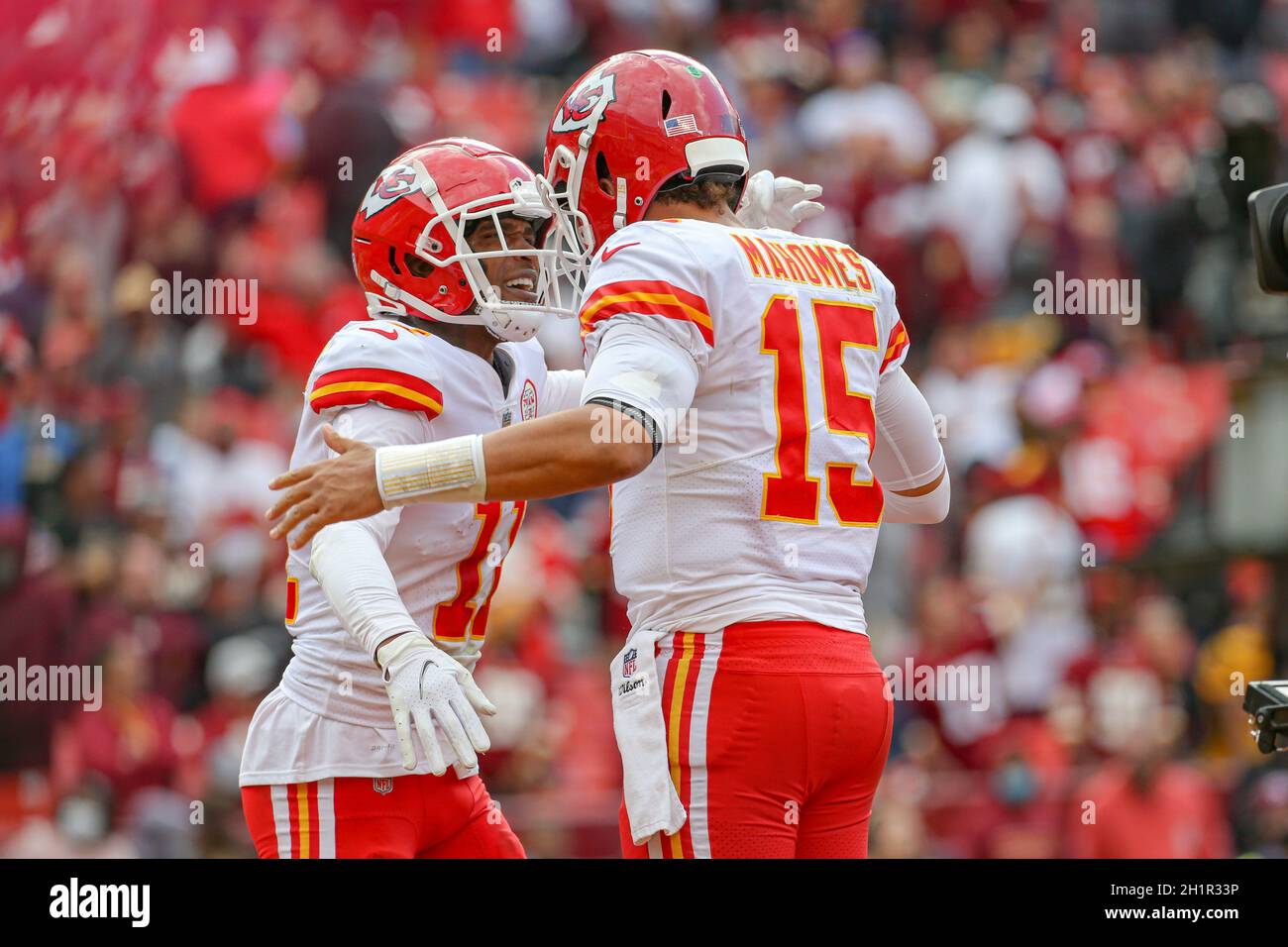 Patrick mahomes celebrates hi-res stock photography and images - Alamy