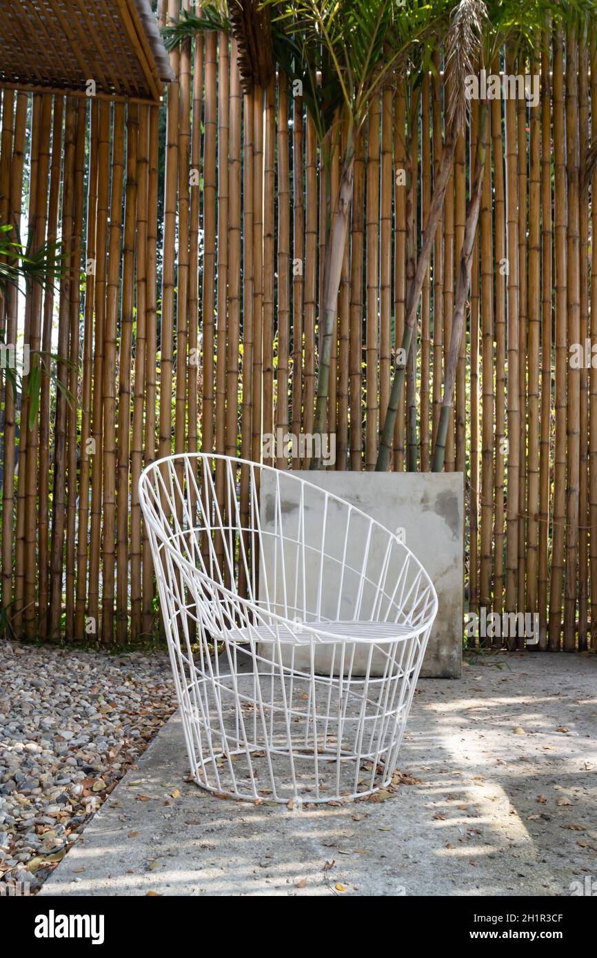 Simple resort furniture seat setting arrangement, stock photo Stock ...