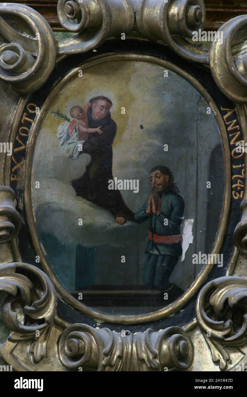 Saint Anthony of Padua Stock Photo - Alamy