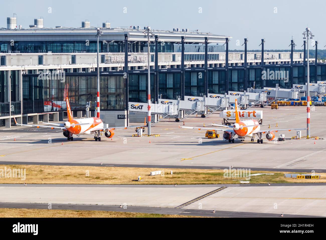 Berlin, Germany - August 19, 2020: EasyJet airplanes aircraft Berlin ...