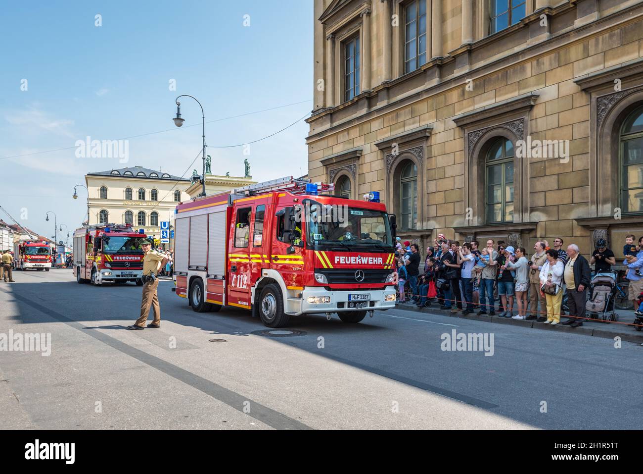 Fire truck parade hi-res stock photography and images - Alamy