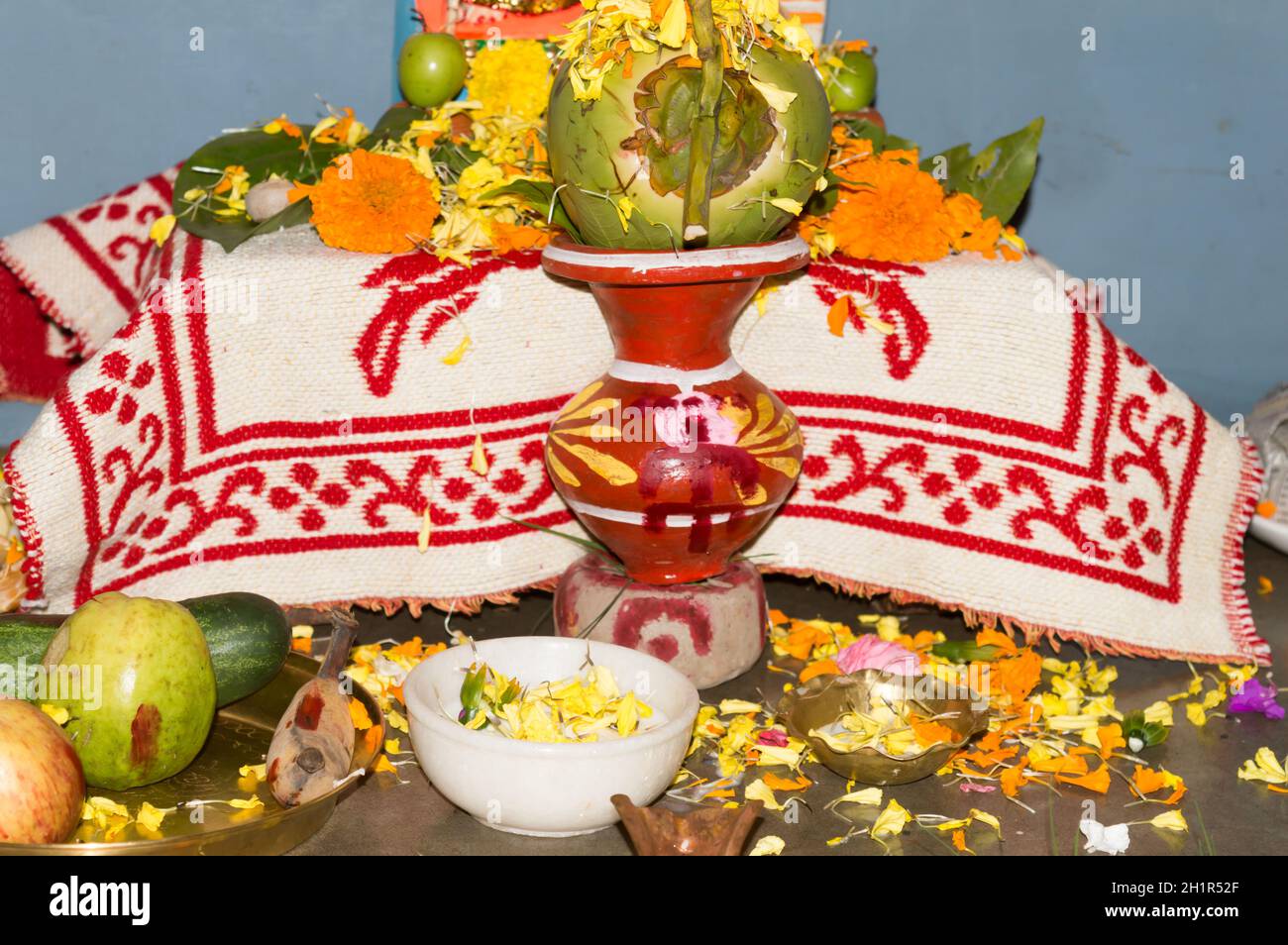 Goddess worship object india hi-res stock photography and images - Alamy