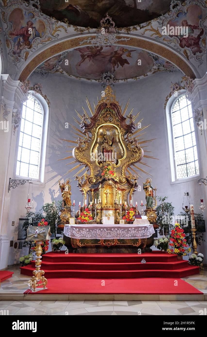 Maria Vesperbild Church in Ziemetshausen, Germany Stock Photo - Alamy