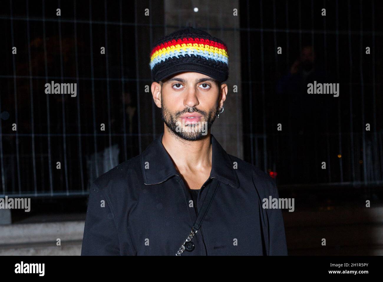 Paris, France. October 18, 2021, Alessandro Mahmoud attends Burberry x ...