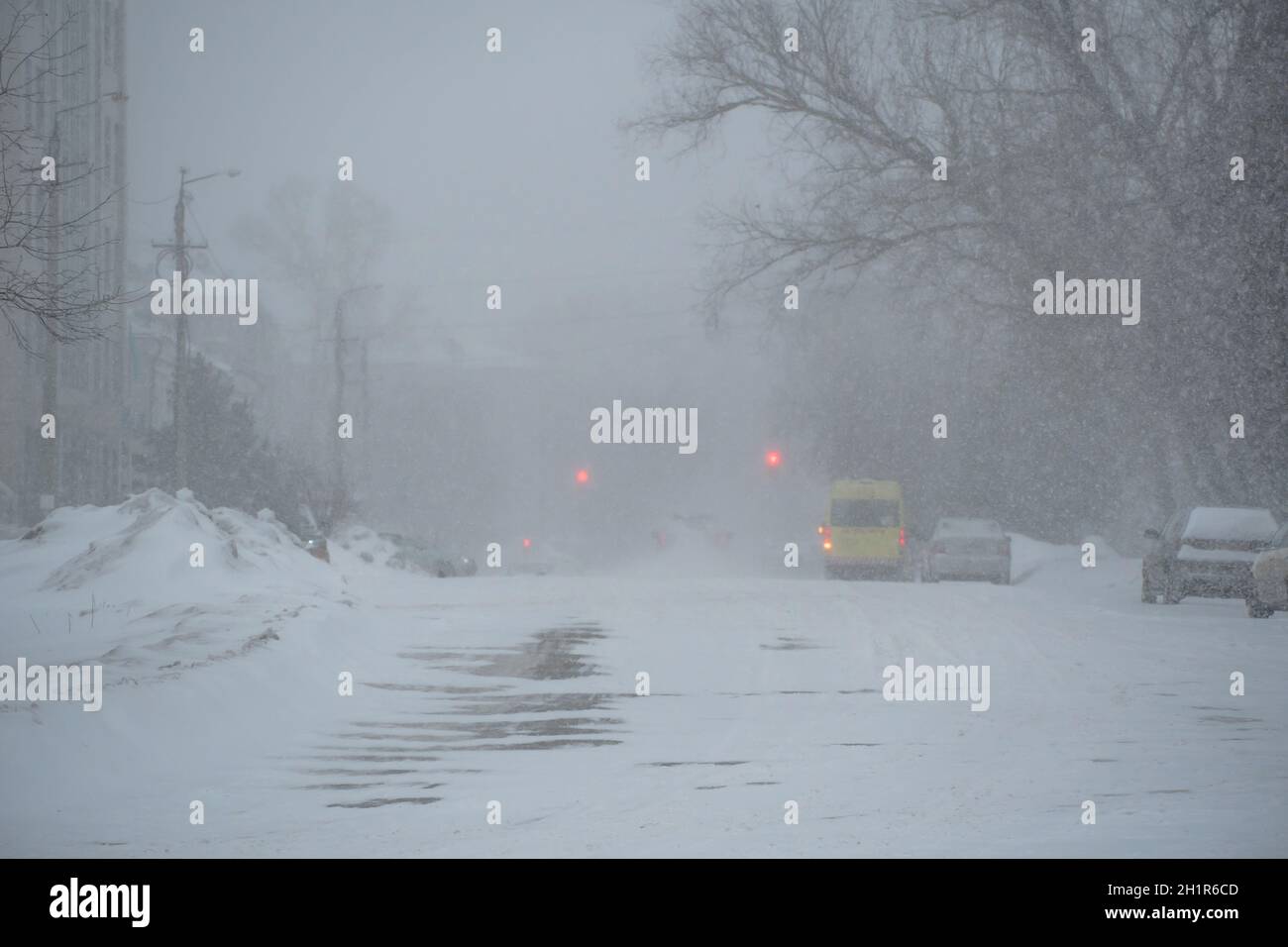 Bad Snow Storm Night