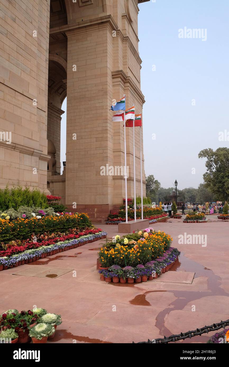 The India gate, Delhi, India. The India gate is the national monument ...