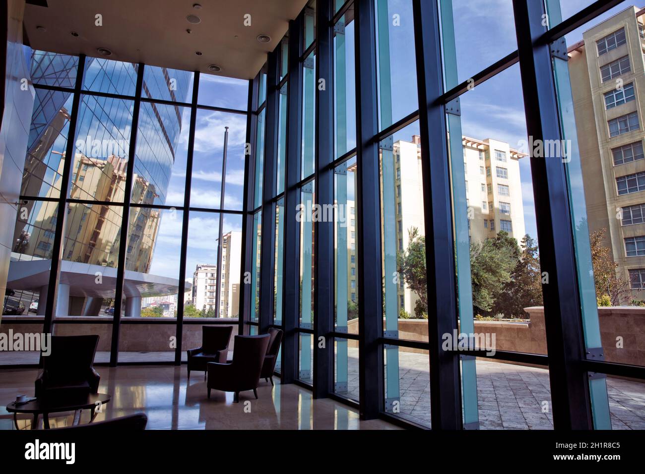 Building glass . window view of the building Stock Photo - Alamy