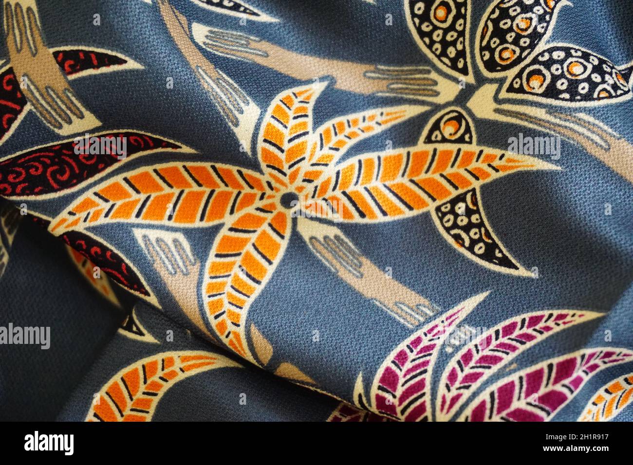 Smooth batik fabric cloth texture Stock Photo - Alamy