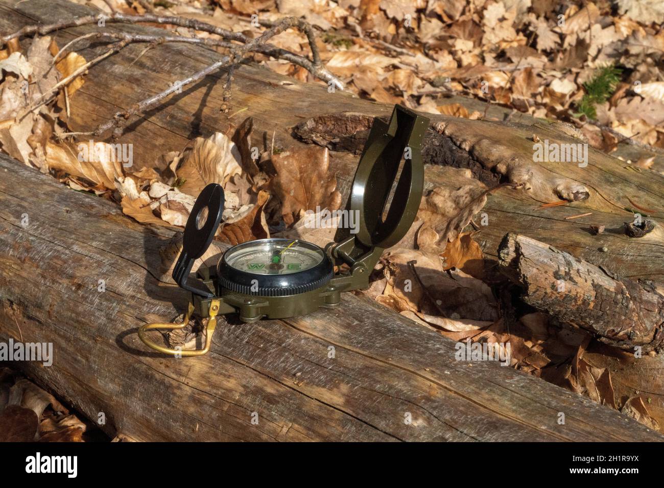 Hiking compass hi-res stock photography and images - Alamy
