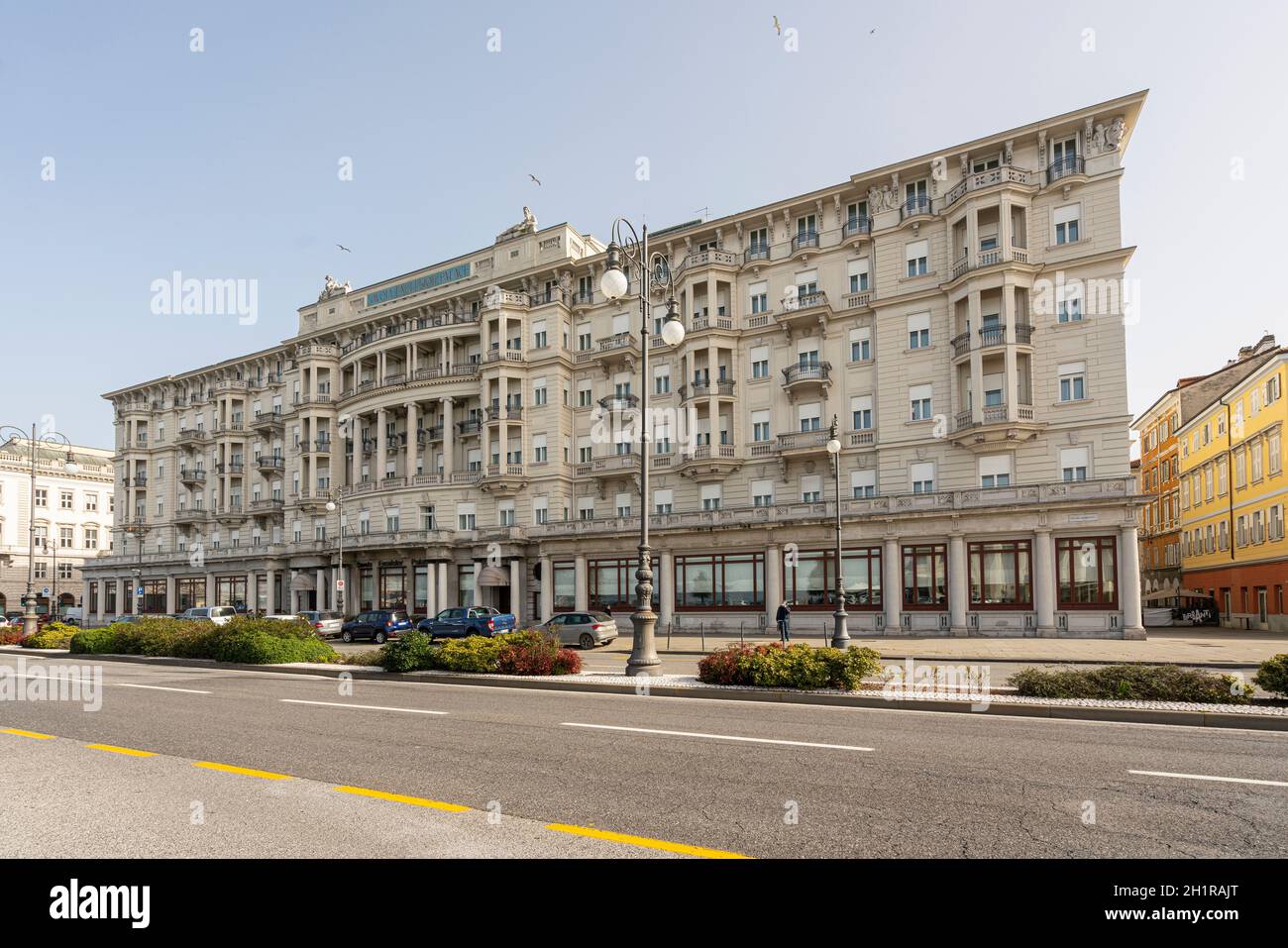 Trieste, Italy. 24 February 2921. The external view of the Savoia ...