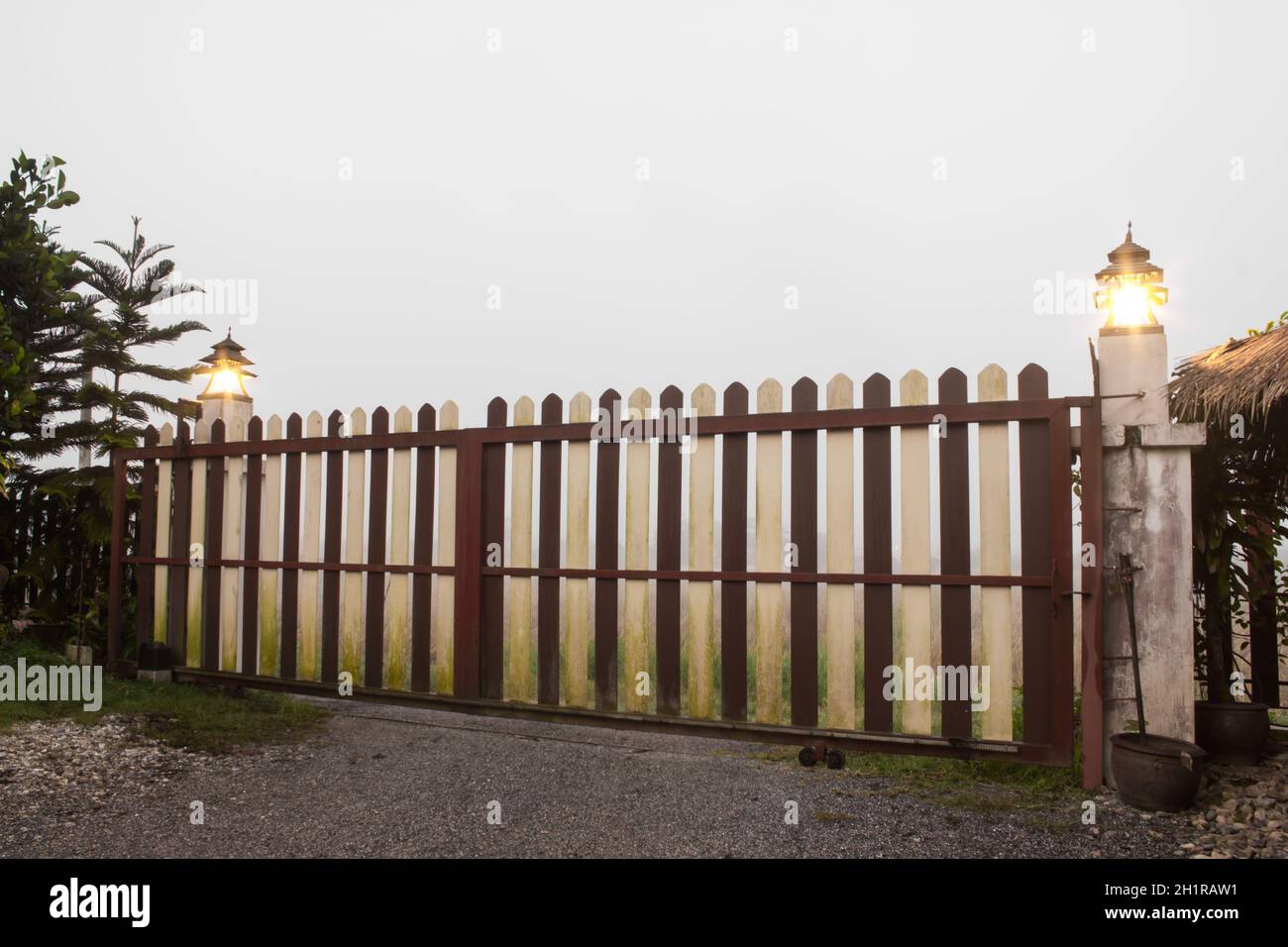 small gate vintage style Stock Photo - Alamy