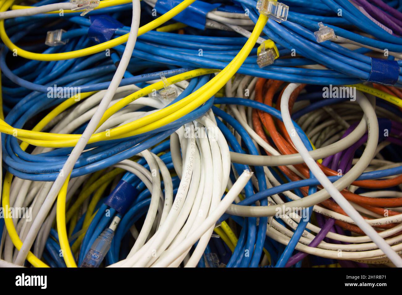 Ethernet line cable connection Stock Photo - Alamy