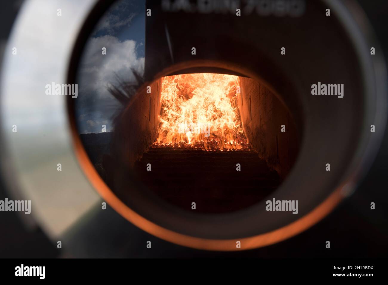 Biomass wood chips boiler hi-res stock photography and images - Alamy