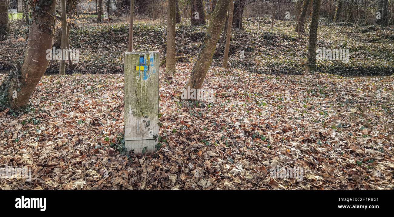 Electrical junction box in park hi-res stock photography and images - Alamy