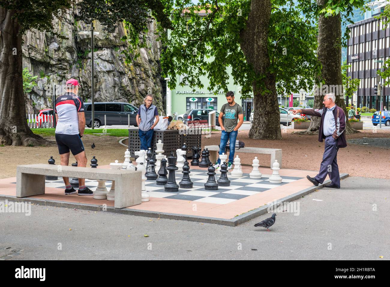 Life size chess set hi-res stock photography and images - Alamy