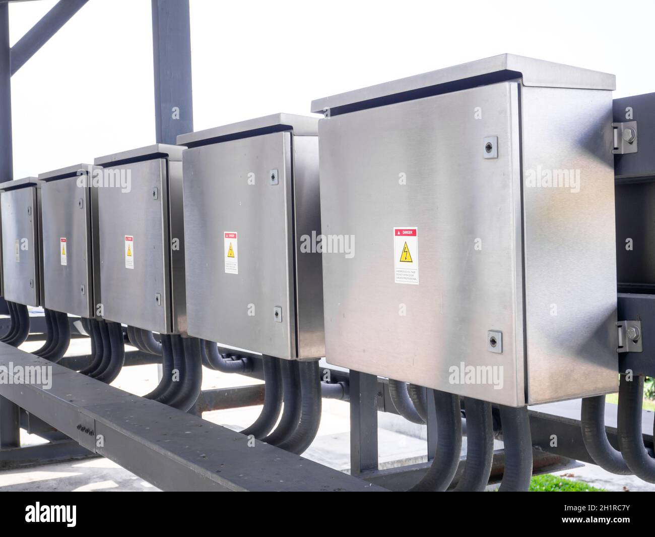 Outdoor electric control box. Circuit controller box. Electric control ...