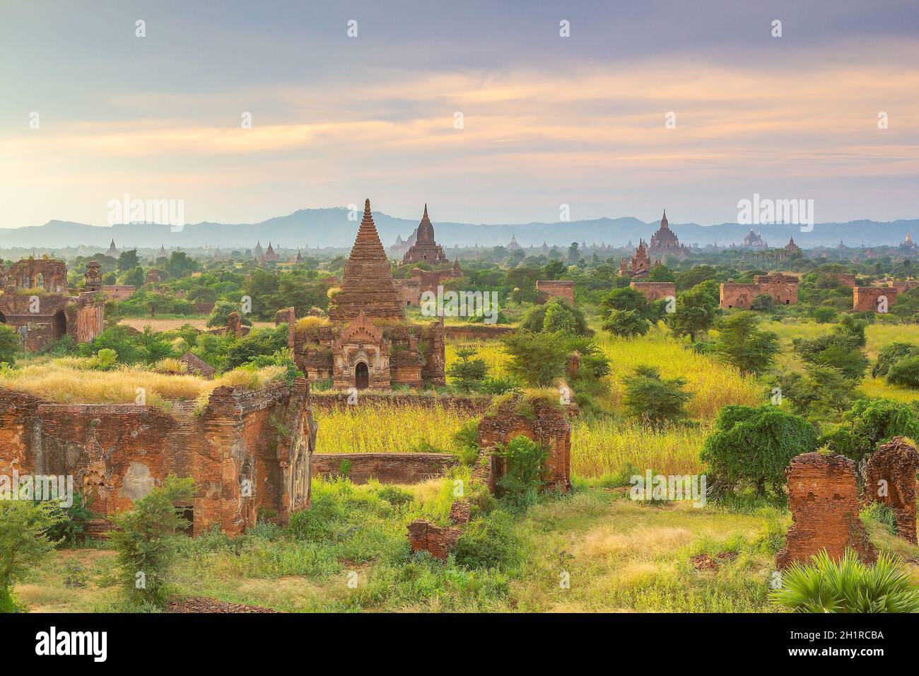 Bagan city downtown skyline hi-res stock photography and images - Alamy