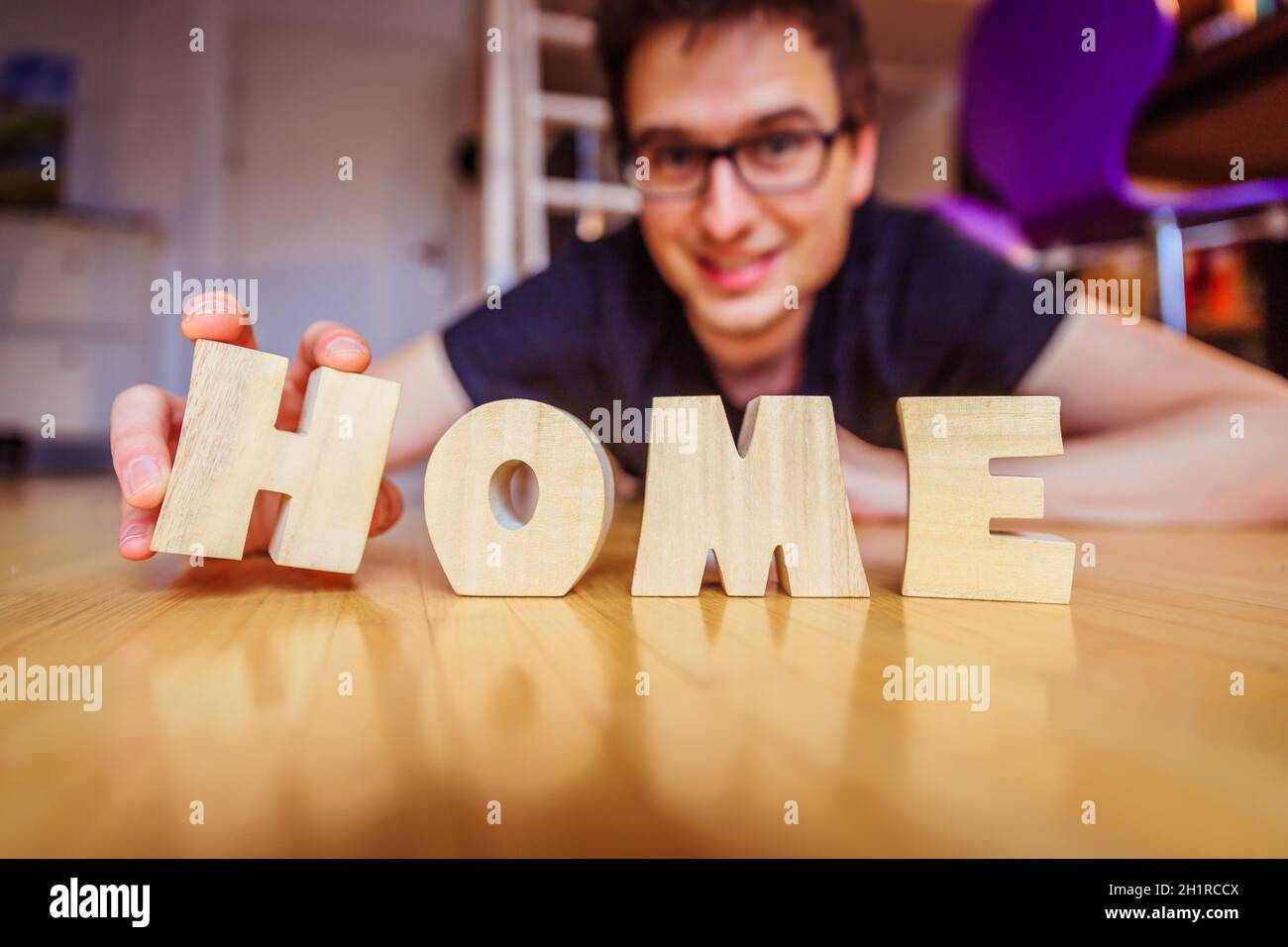 Home letters hi-res stock photography and images - Alamy