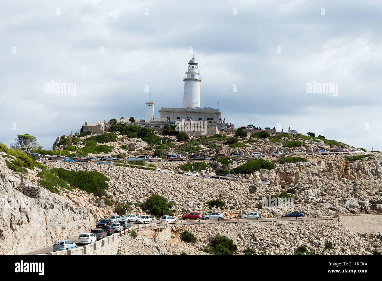 Lighthouse on Cap de Formentor. Majorca island, Spain Stock Photo - Alamy