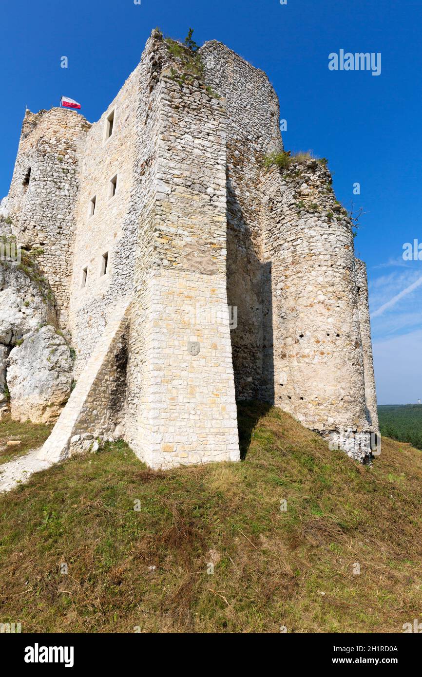 Mirow, Poland - September 16, 2020 : Medieval gothic Mirow Castle ...