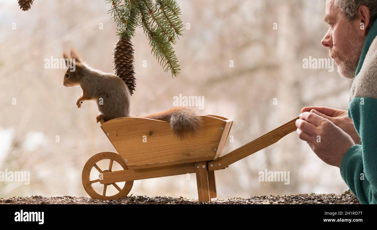 Wheelbarrow jump hi-res stock photography and images - Alamy