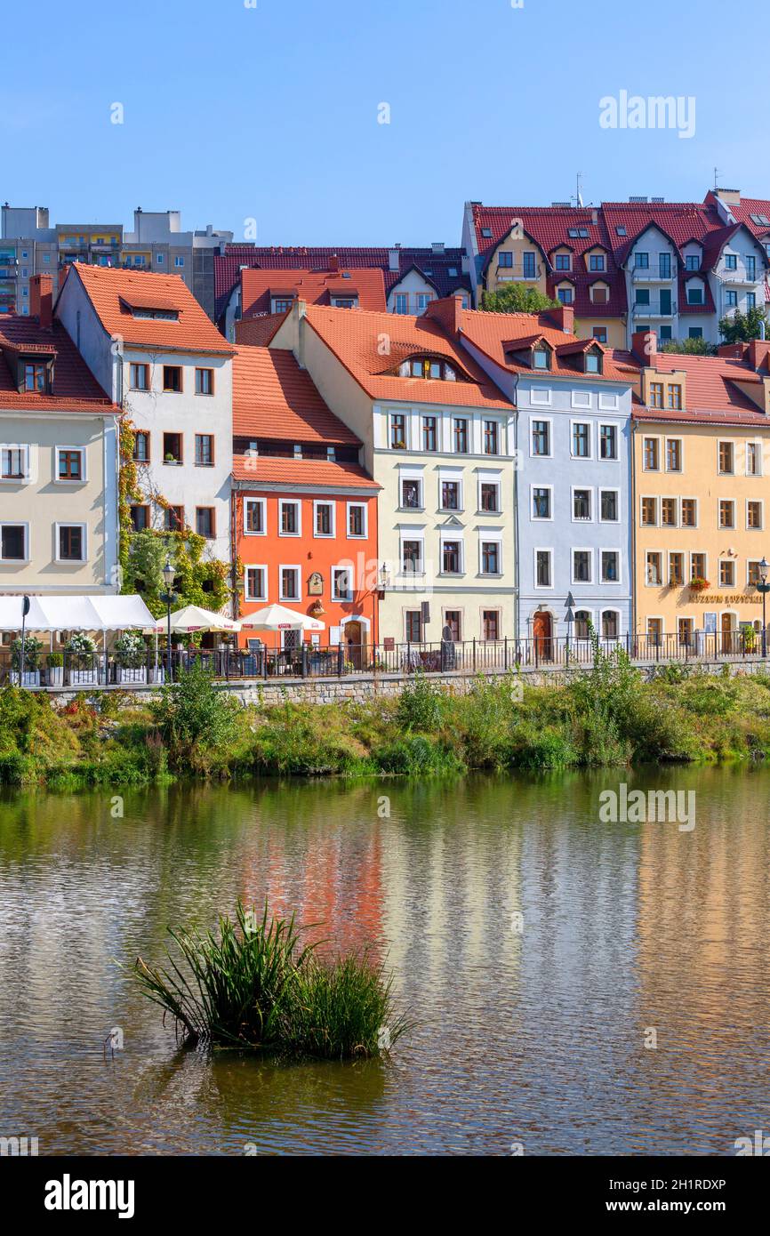 Zgorzelec, Poland - September 22, 2020 : Colorful tenement houses on ...