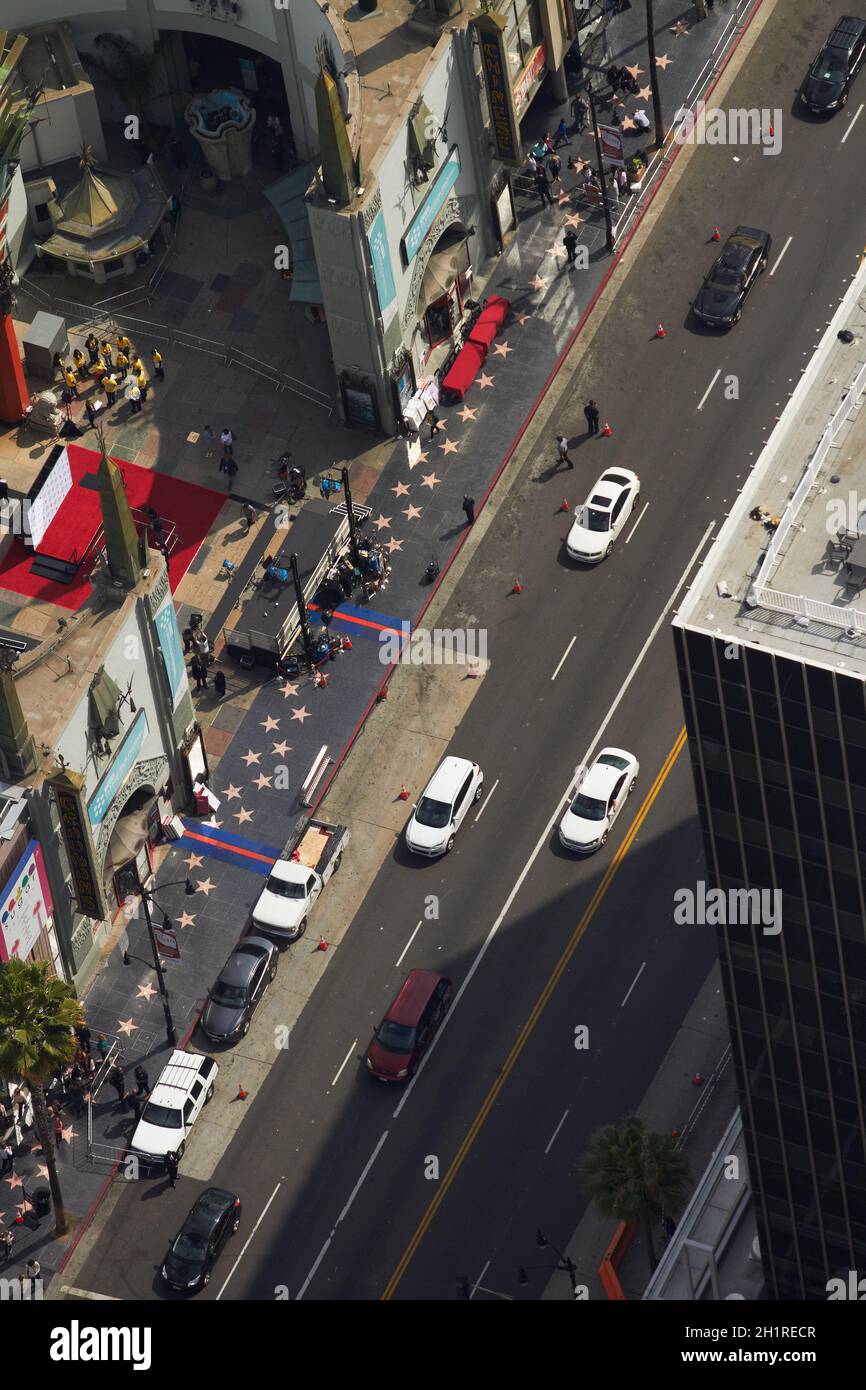 Stars on Hollywood Walk of Fame, Hollywood Boulevard, Hollywood, Los ...