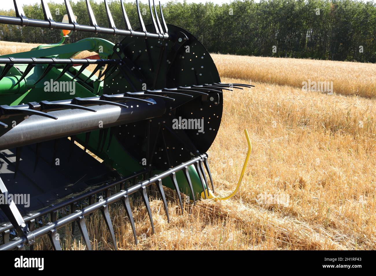BONNYVILE, ALBERTA, CANADA - SEPTEMBER 12, 2020: Closeup view of John ...