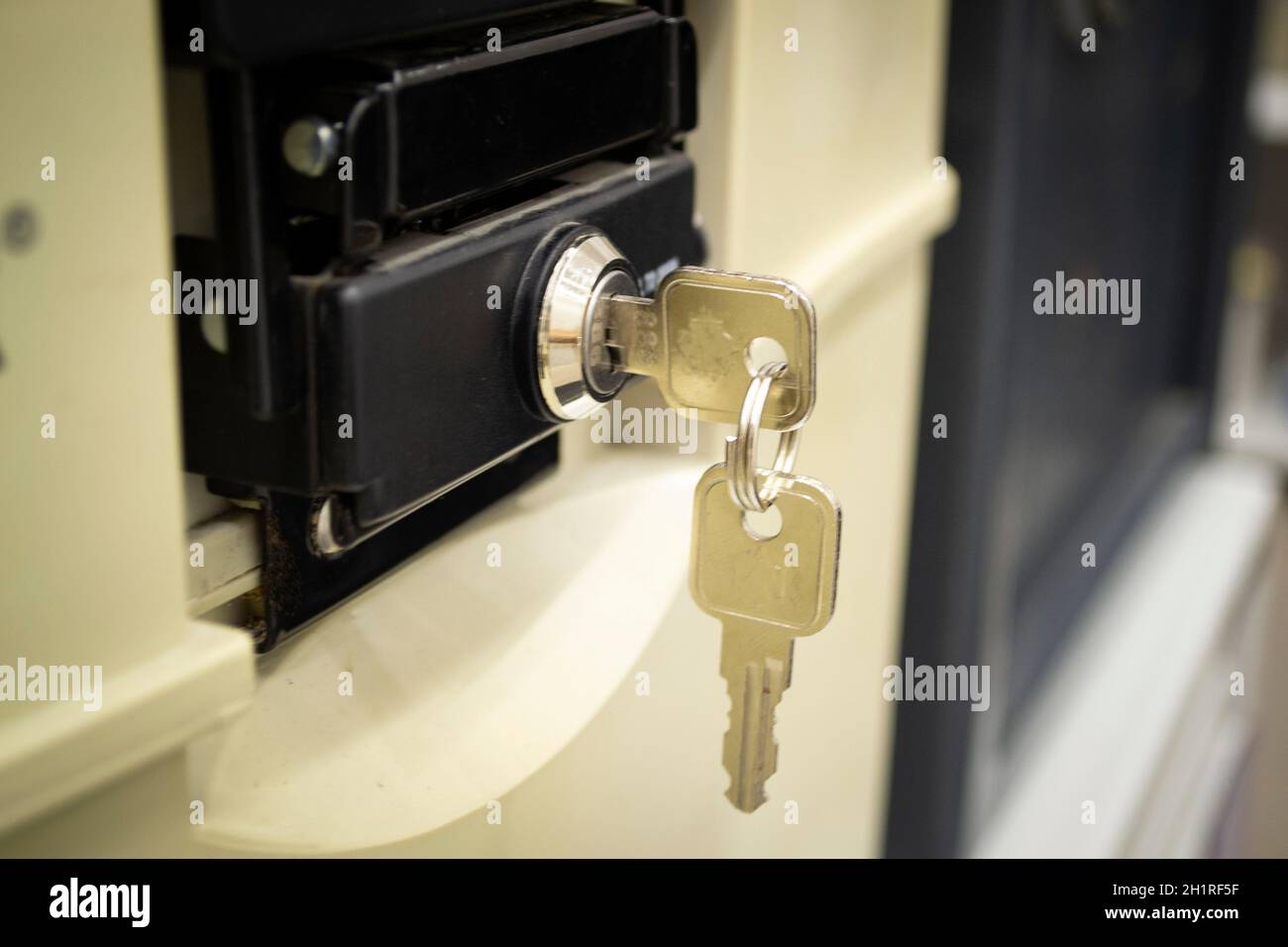Safe deposit box key hole hi-res stock photography and images - Alamy