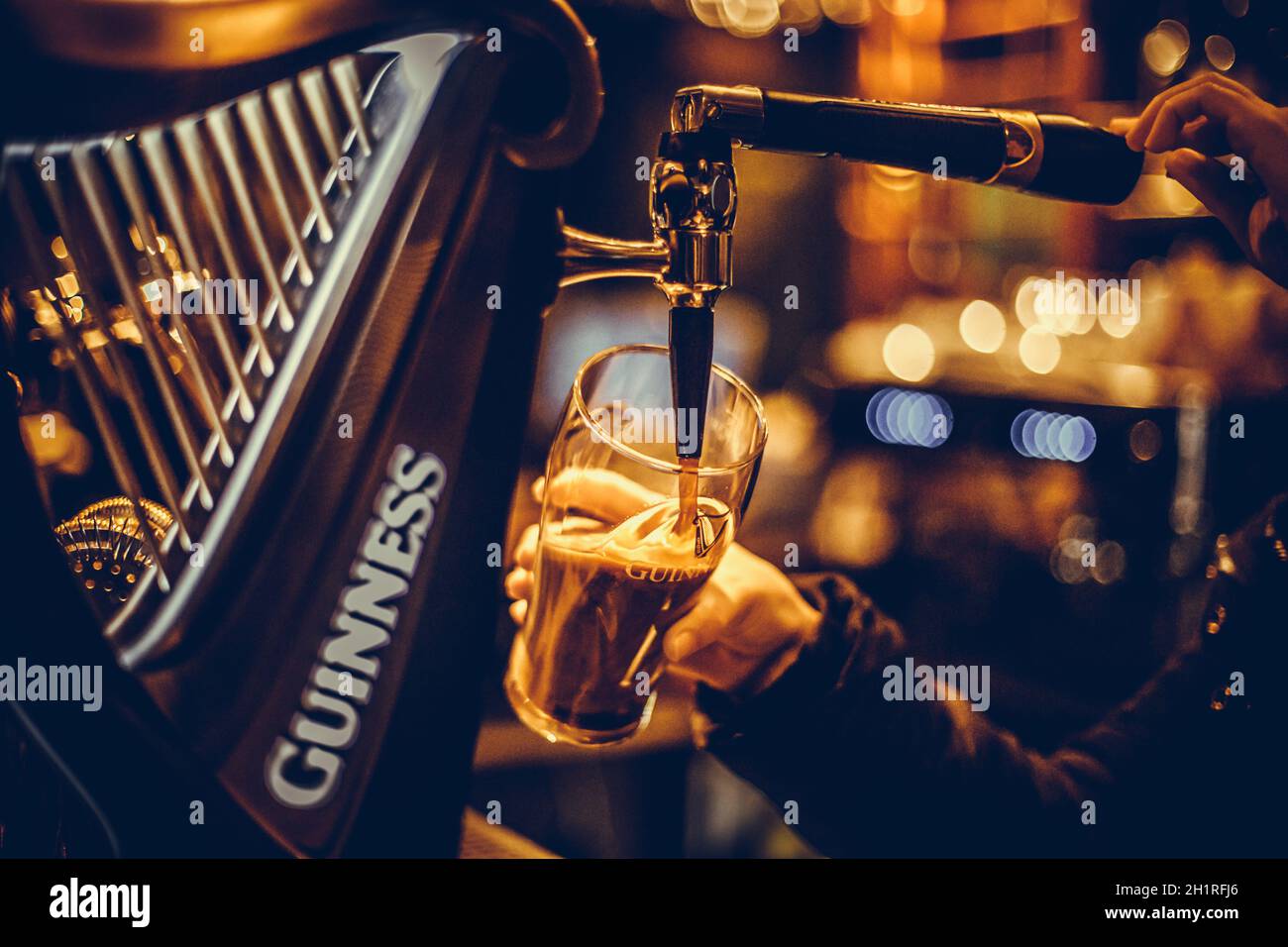 Bucharest, Romania - February 25, 2021: Illustrative editorial close up ...