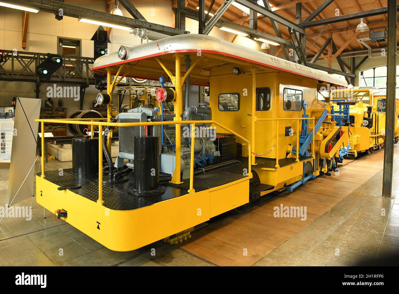 Das Eisenbahnmuseum Lokwelt in Freilassing, Bayern, Deutschland, Europa ...