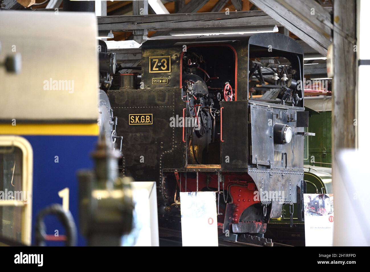 Das Eisenbahnmuseum Lokwelt in Freilassing, Bayern, Deutschland, Europa ...