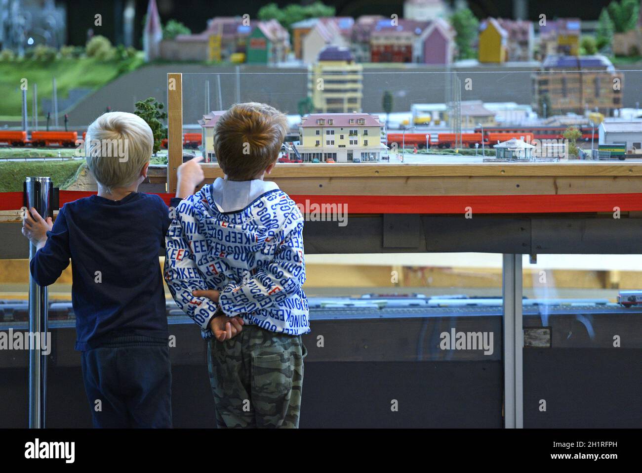 Das Eisenbahnmuseum Lokwelt in Freilassing, Bayern, Deutschland, Europa ...