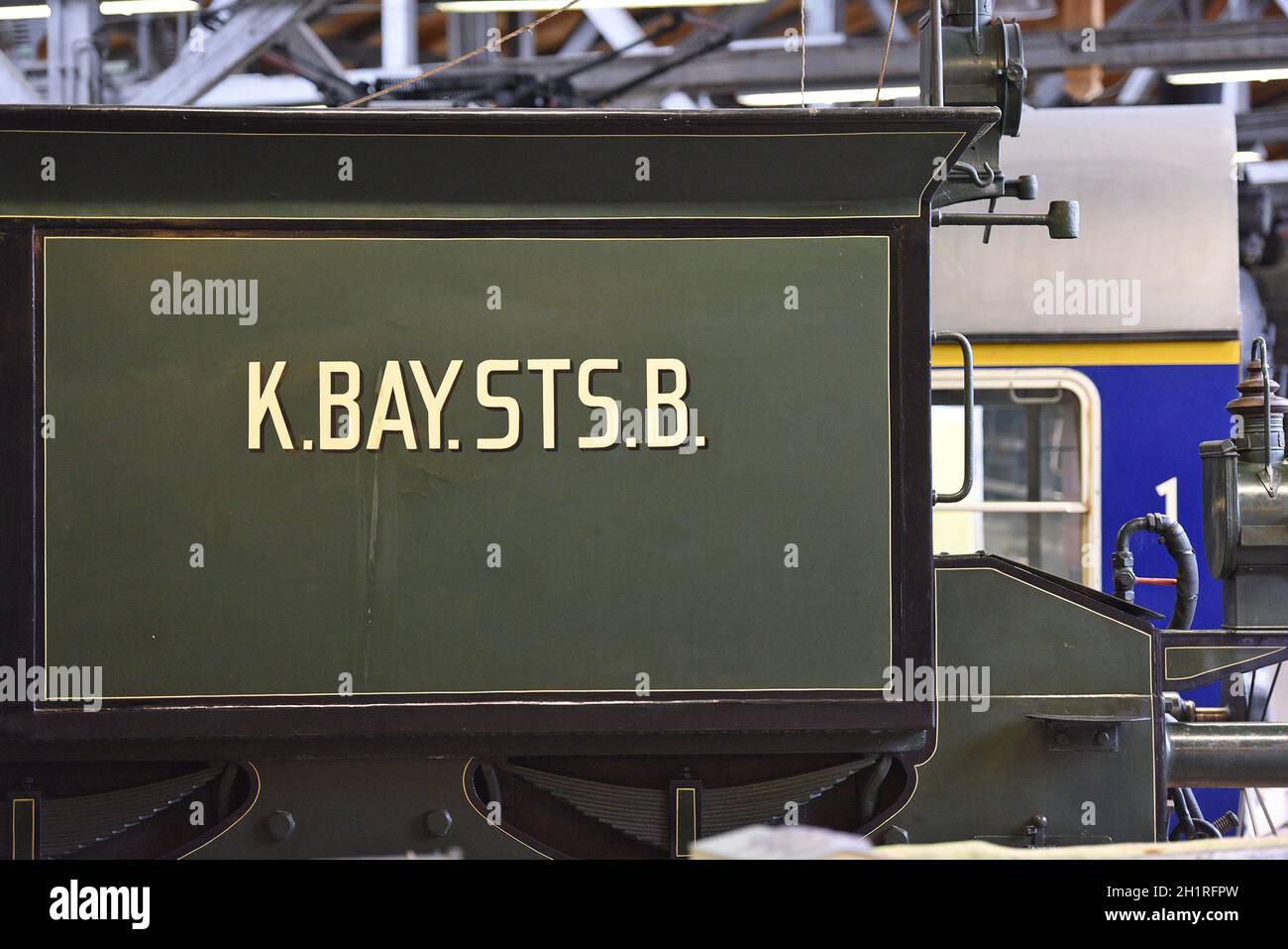 Das Eisenbahnmuseum Lokwelt in Freilassing, Bayern, Deutschland, Europa ...