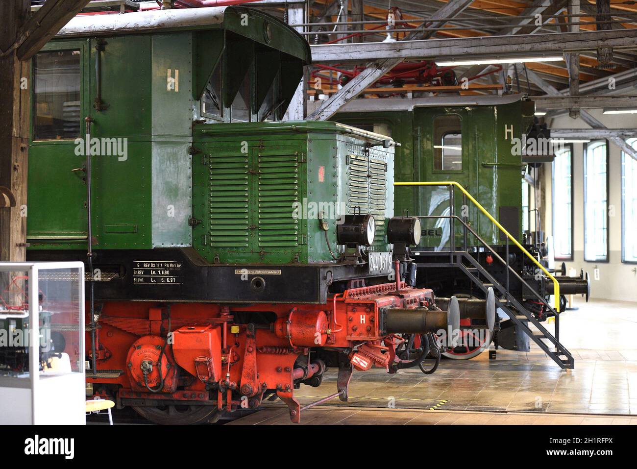 Das Eisenbahnmuseum Lokwelt in Freilassing, Bayern, Deutschland, Europa ...