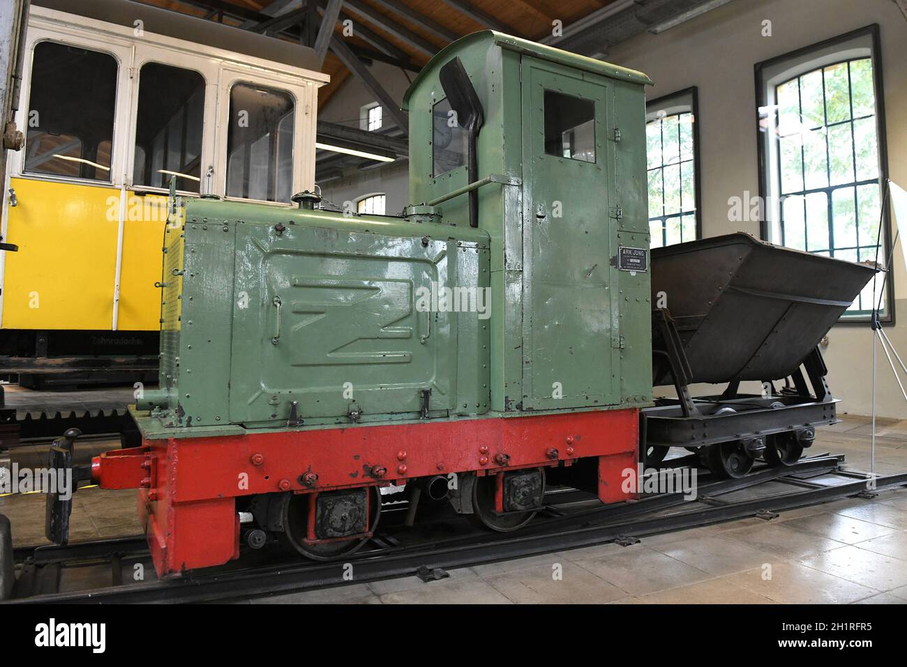 Das Eisenbahnmuseum Lokwelt in Freilassing, Bayern, Deutschland, Europa ...