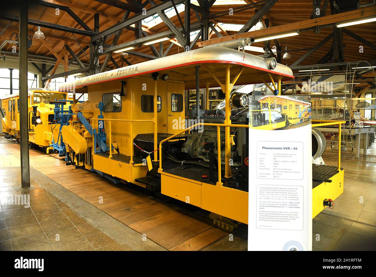 Das Eisenbahnmuseum Lokwelt in Freilassing, Bayern, Deutschland, Europa ...