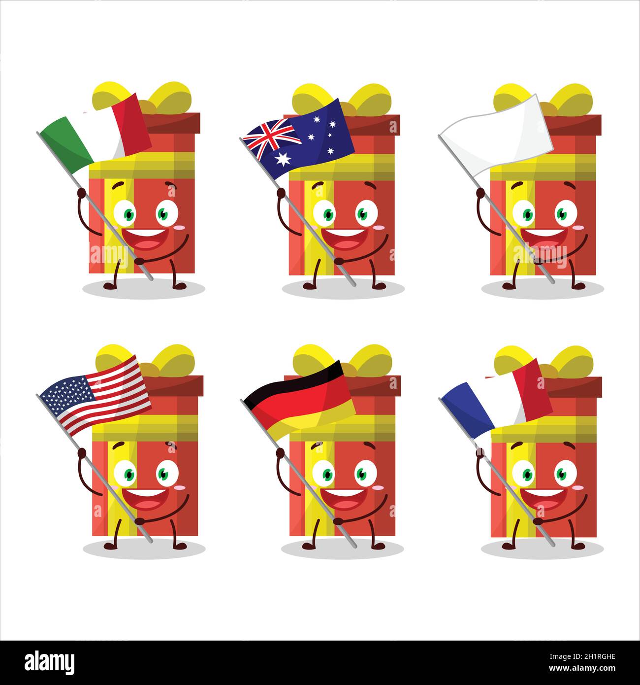 Long flags Stock Vector Images - Alamy