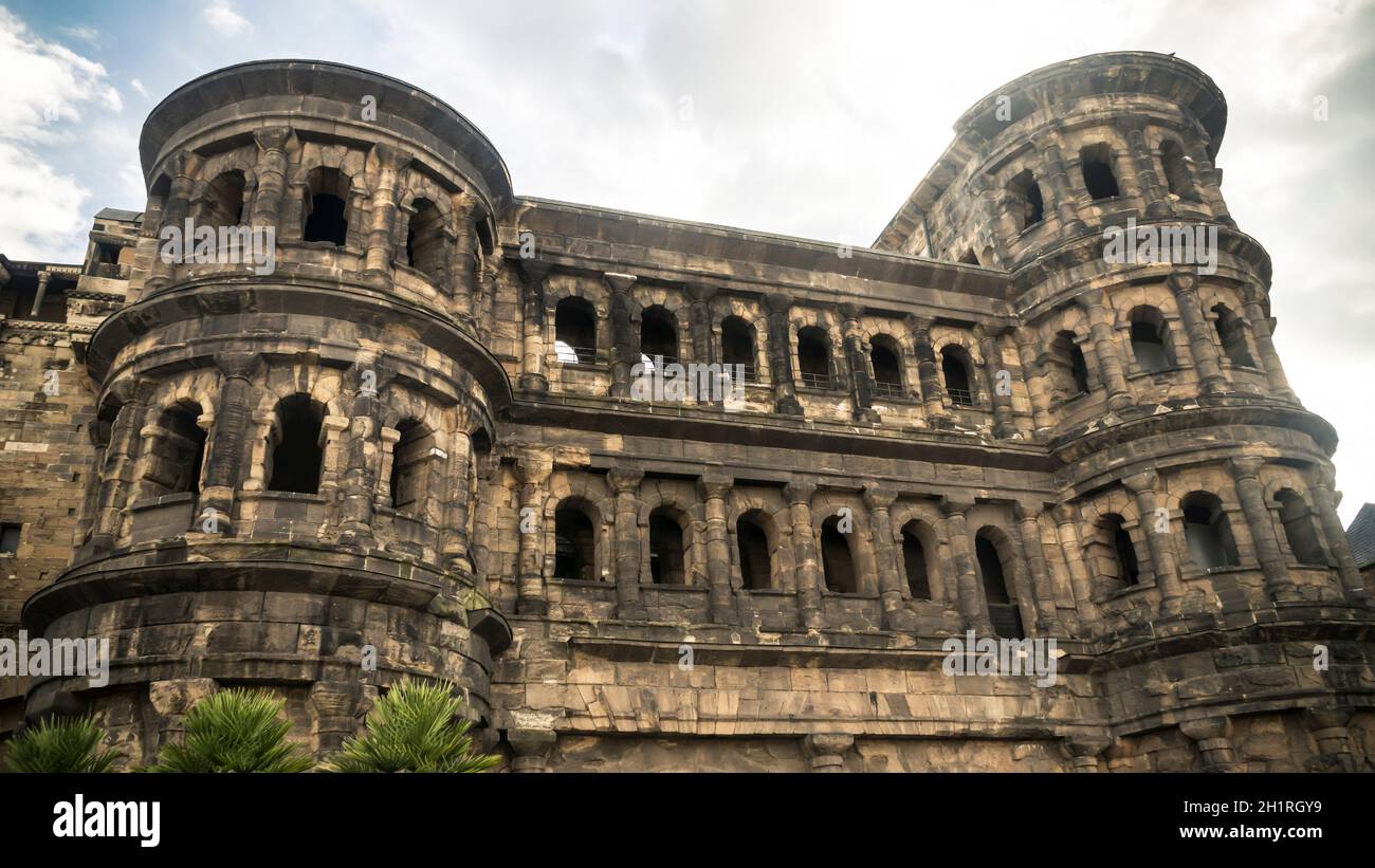 TRIER, GERMANY - September 13, 2019 - Famous Porta Nigra Monument ...
