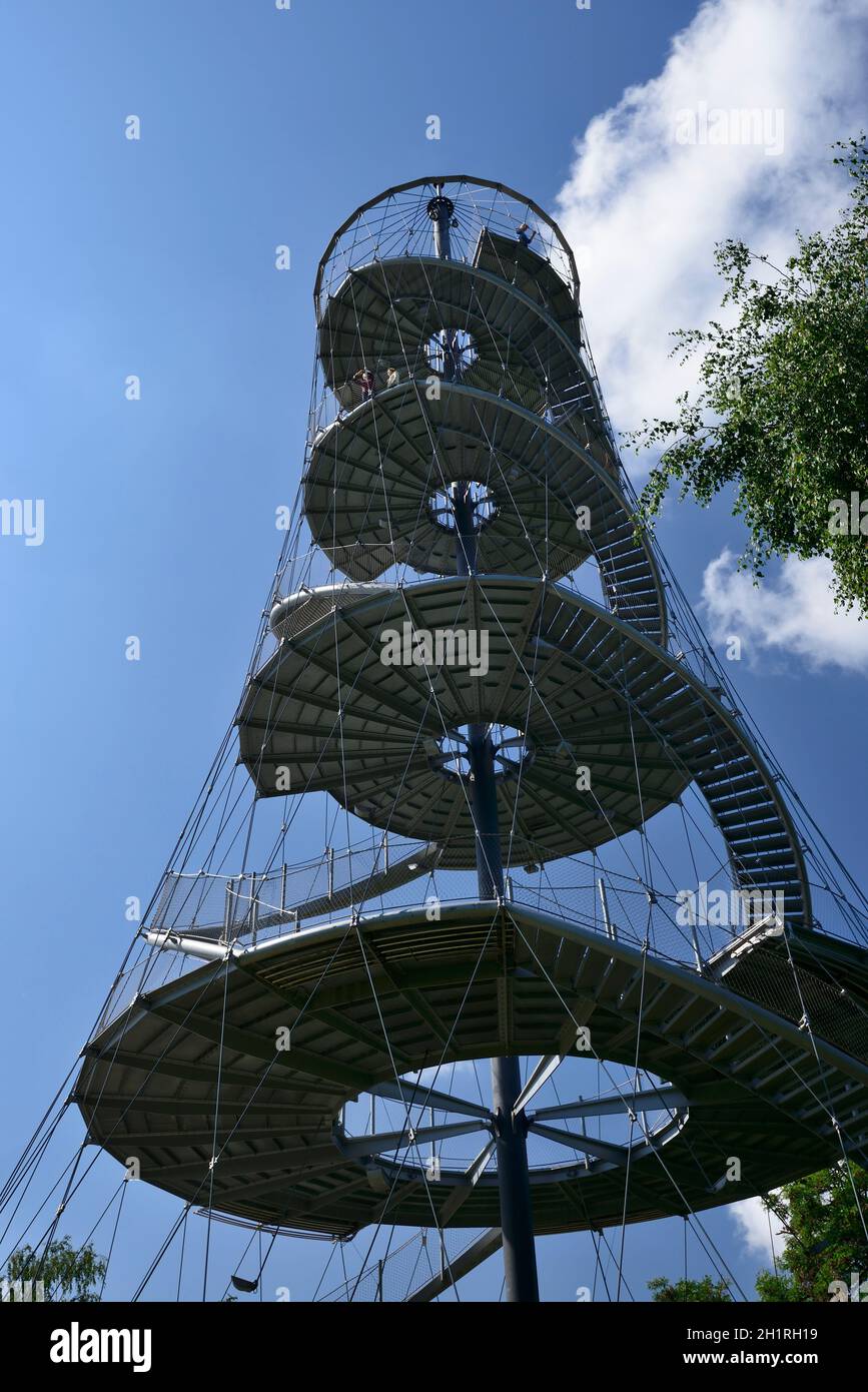 Stuttgart, Germany, 2012 july 22th, the steel structure of the ...